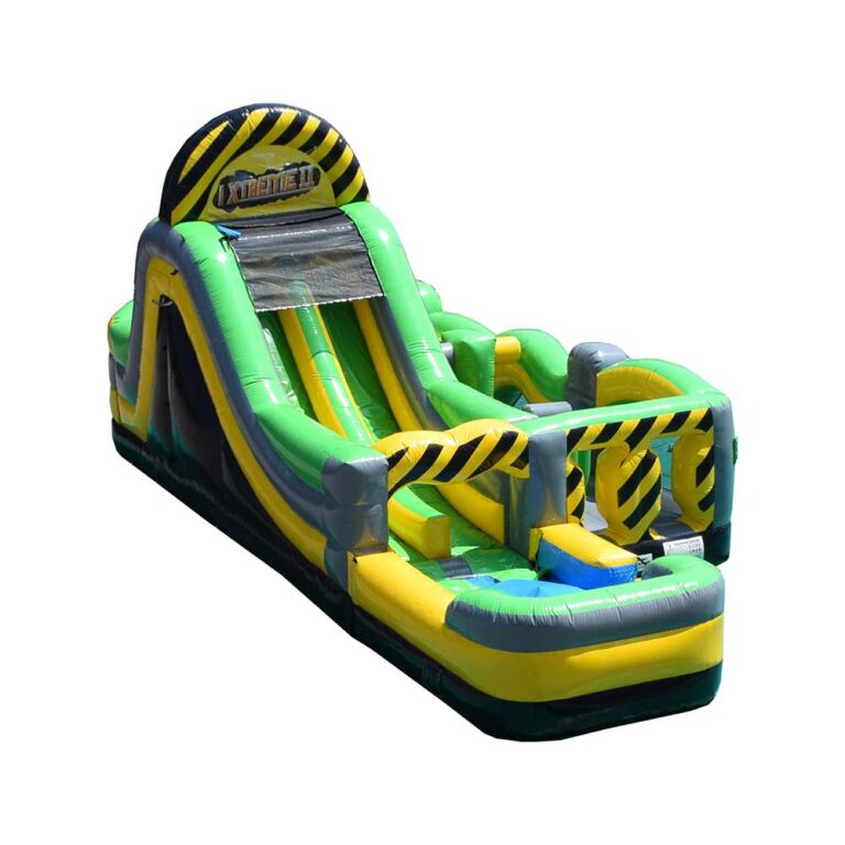 16’ Slide/Obstacle Course X-treme II – Quantumpartyrentals